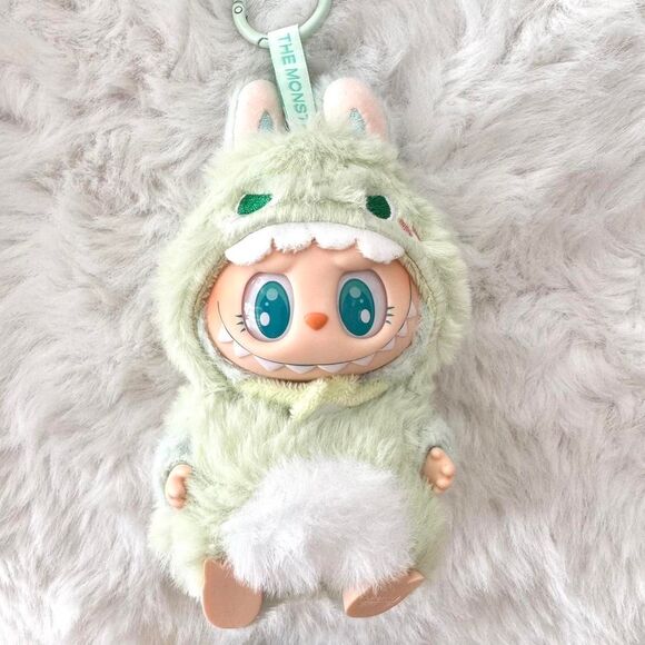 Toys | Labubu Fluffy Dinosaur Outfit Labubu Clothes Green 2 In 1 | Poshmark